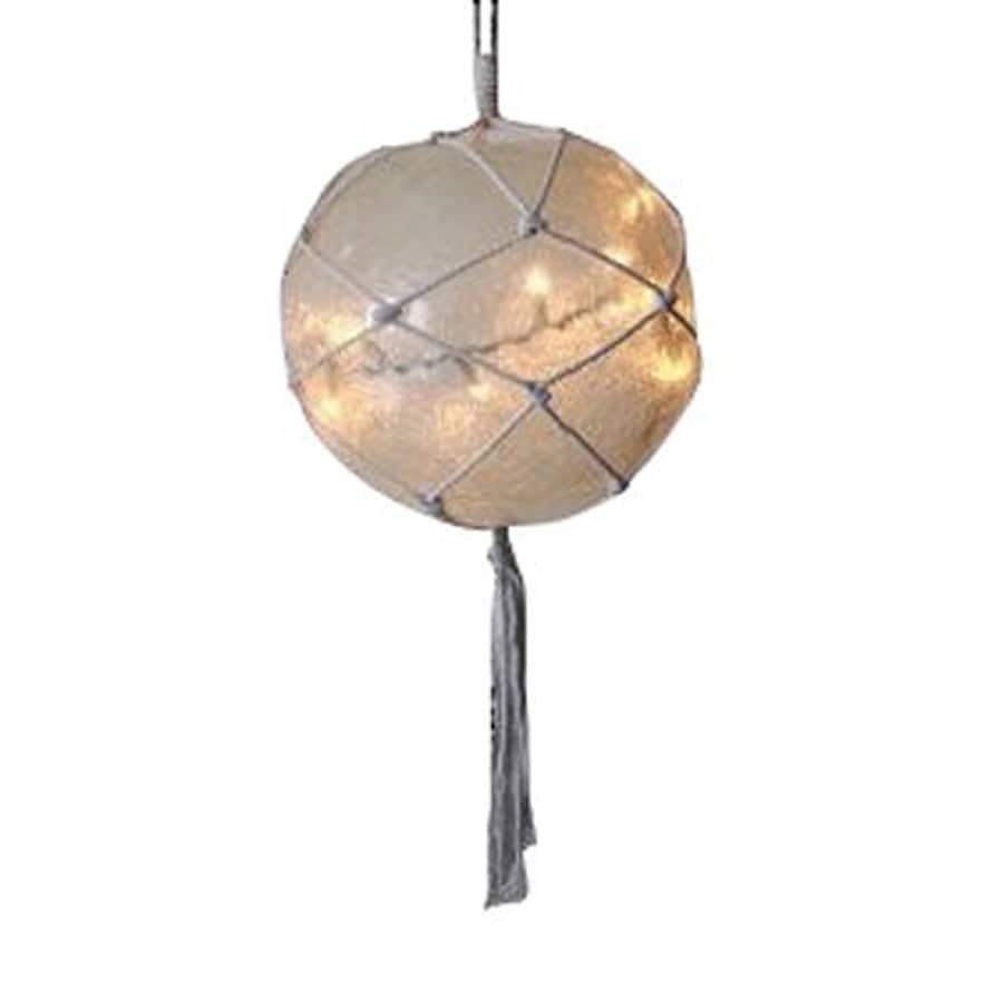 Northlight 14.4-in Hanging Ball Lantern with White Incandescent Lights ...