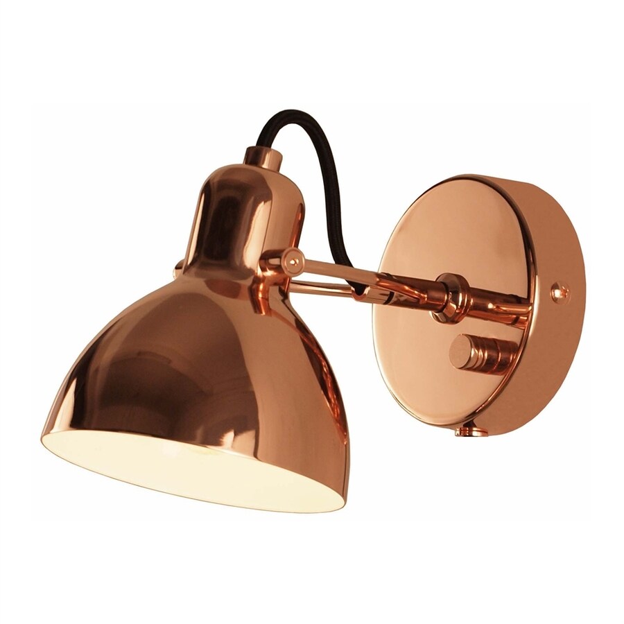Seed Design Laito 4.3-in W 1-Light Copper Directional Wall Sconce at ...