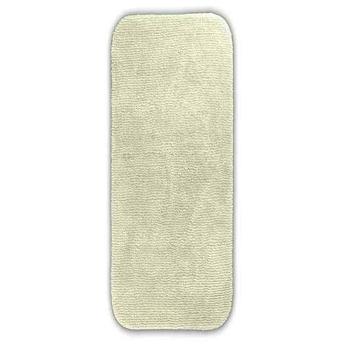 Garland Rug Glamor 60-in x 22-in Ivory Nylon Bath Rug at Lowes.com