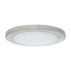 Amax Lighting M/A 5.5-in Nickel LED Flush Mount Light ENERGY STAR at ...