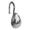 Elegant Home Fashions 12-Pack Tear Drop Chrome Single Hooks at Lowes.com
