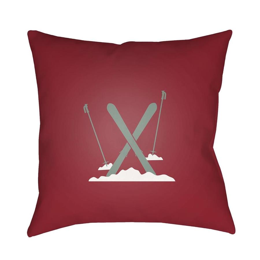 Surya Ski Throw Pillow at Lowes.com