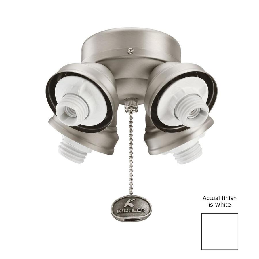 Kichler 4 Light Turtle Fitter Fan Light Kit in the Ceiling Fan Light ...