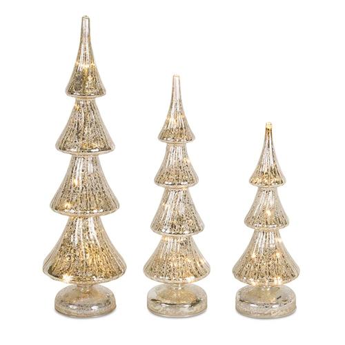 Melrose International Tabletop Tree (Set of 3) 12-inH, 15-inH, 18-inH ...