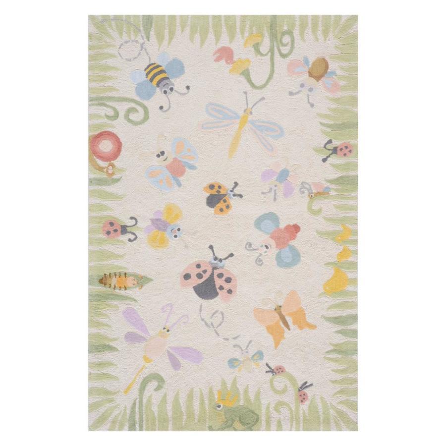 Momeni Lil Mo Classic Indoor Handcrafted Nature Area Rug (Common: 5 x 7 ...