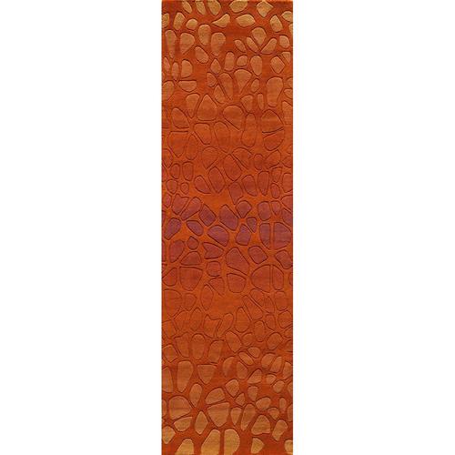 Momeni Delhi Paprika Indoor Handcrafted Runner (Common: 2 x 8; Actual ...
