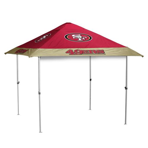 Logo Brands San Francisco 49ers 10-ft L Square Team Color Pop-Up Canopy ...