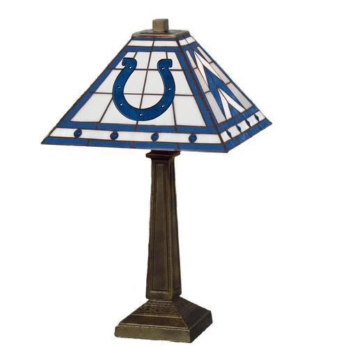 The Memory Company Indianapolis Colts 23-in Team Table Lamp with Glass ...
