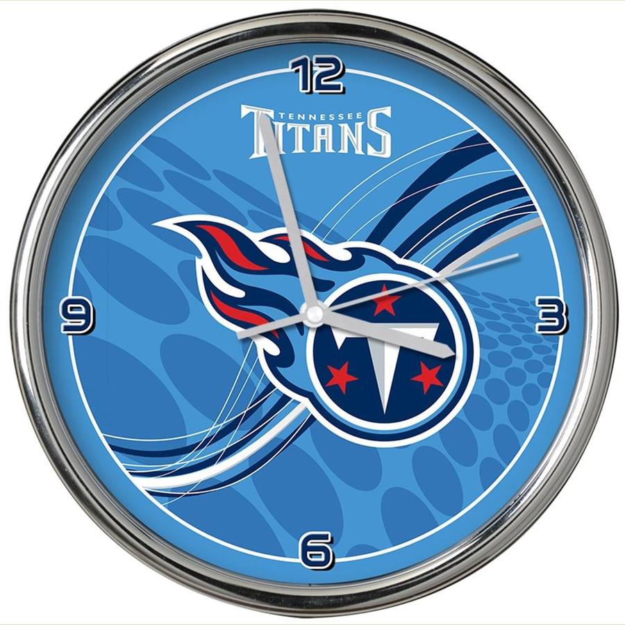 The Memory Company Analog Tennessee Titans Round Wall Clock in the ...