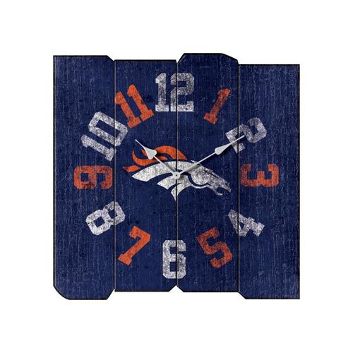 Imperial International Denver Broncos NFL Vintage Clock Digital Square ...
