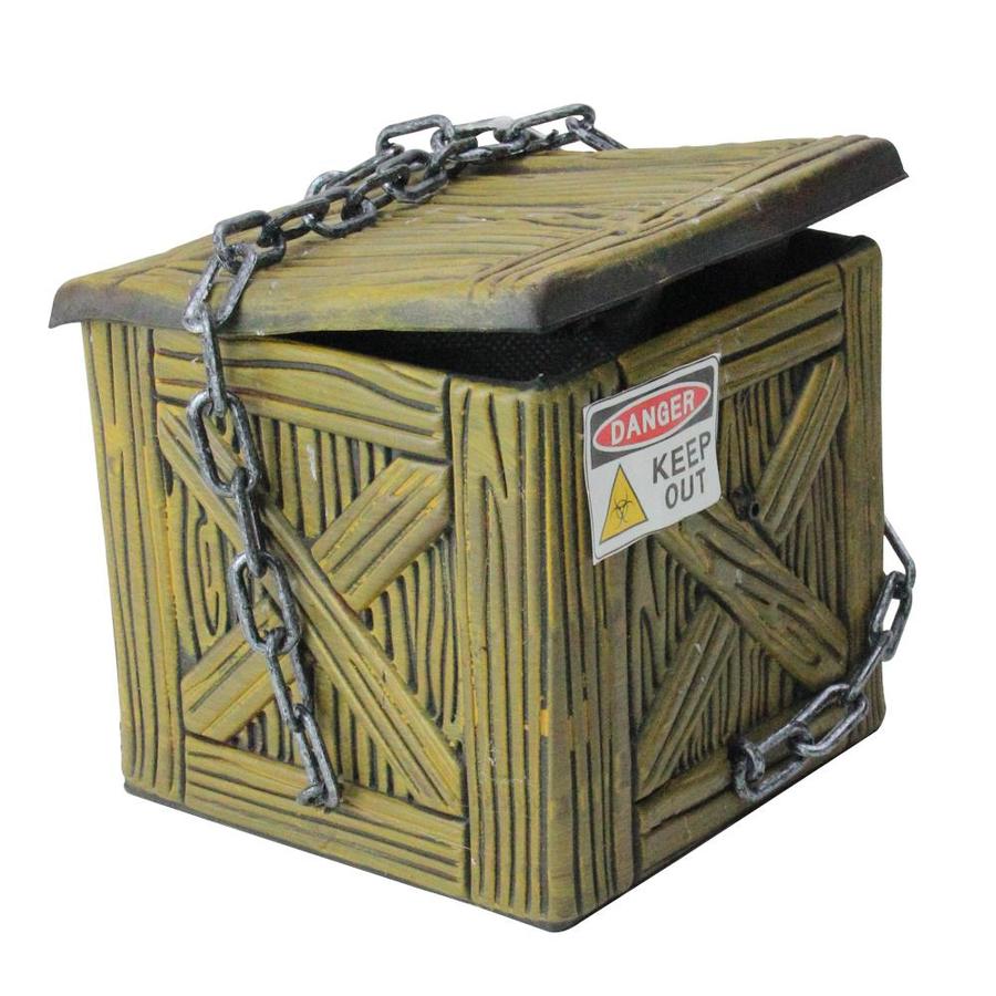 Northlight 6-in Geometric Square Chained Shaking Box Halloween Accent ...
