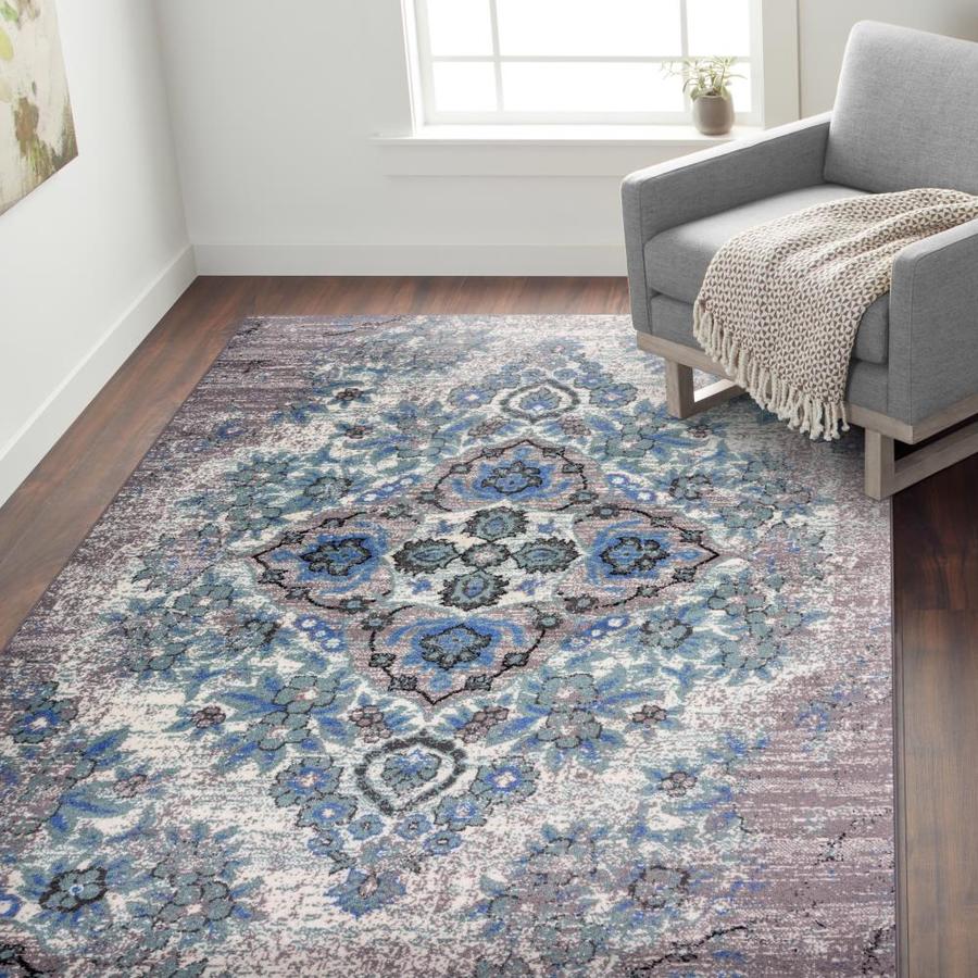 World Rug Gallery Arizona Cream Indoor Vintage Area Rug (Common: 8 x 10 ...