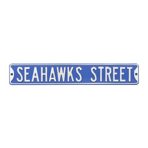 Authentic Street Signs Seattle Seahawks 6-in x 36-in Metal Blank Sign ...