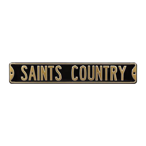 Authentic Street Signs New Orleans Saints 6-in x 36-in Metal Blank Sign ...