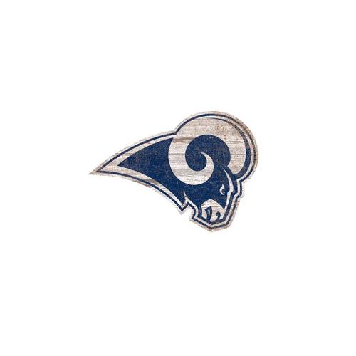 Fan Creations Los Angeles Rams Frameless 24-in H x 24-in W Sports MDF ...