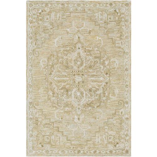 Surya Shelby 7-ft x 9-ft Traditional Area Rug Olive at Lowes.com