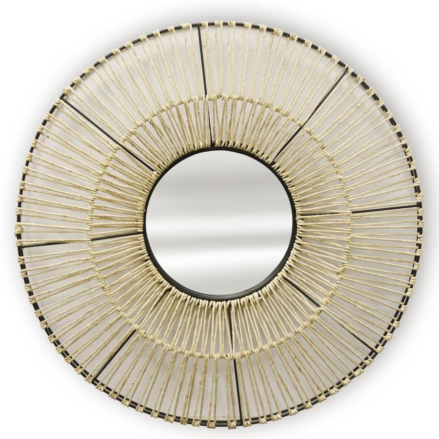 StyleCraft Home Collection 2.8-in L x 36-in W Round Black, Natural ...