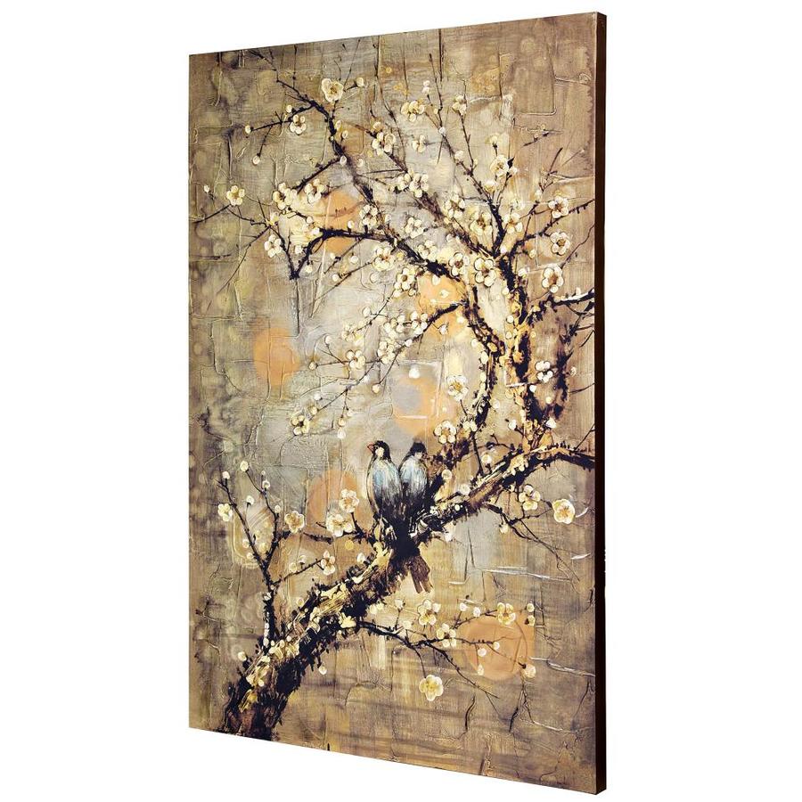 StyleCraft Home Collection Frameless 47.2-in H x 31.5-in W Floral ...