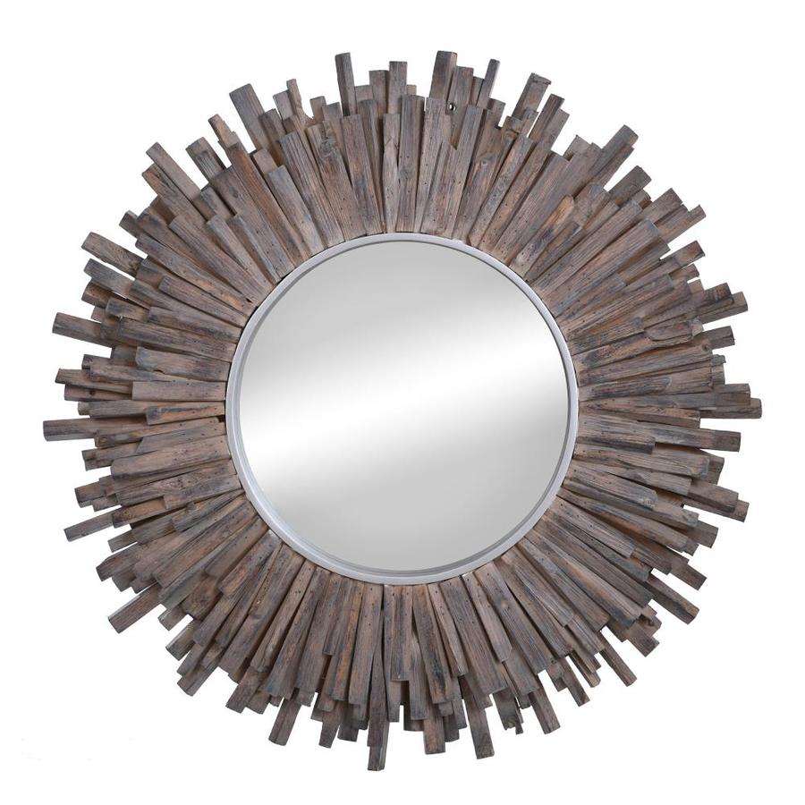 StyleCraft Home Collection 2.5-in L x 36-in W Sunburst Natural Framed ...