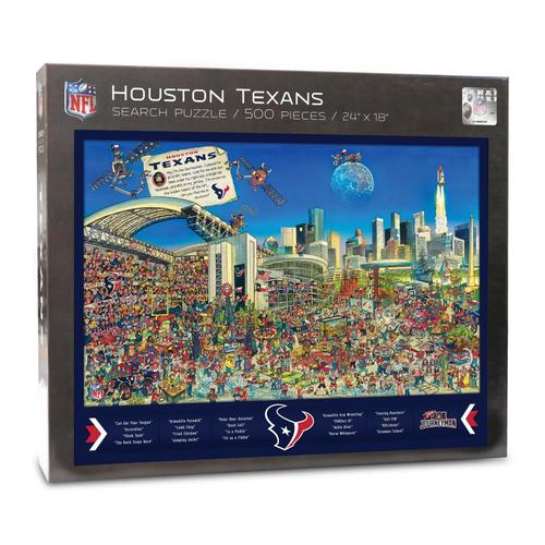 Joe Journeyman Houston Texans Joe Journeyman 500-Piece Football Jigsaw ...