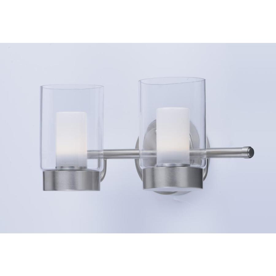Maxim Lighting Mod 2-Light Nickel Modern/Contemporary Vanity Light at ...