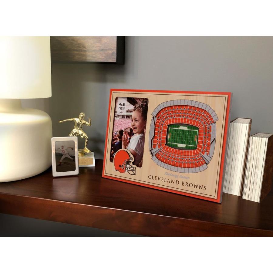 StadiumViews Cleveland Browns Multi-color Picture Frame (8-in x 12-in ...