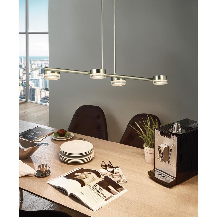 EGLO Transton Nickel Modern/Contemporary Drum LED Pendant Light in the ...