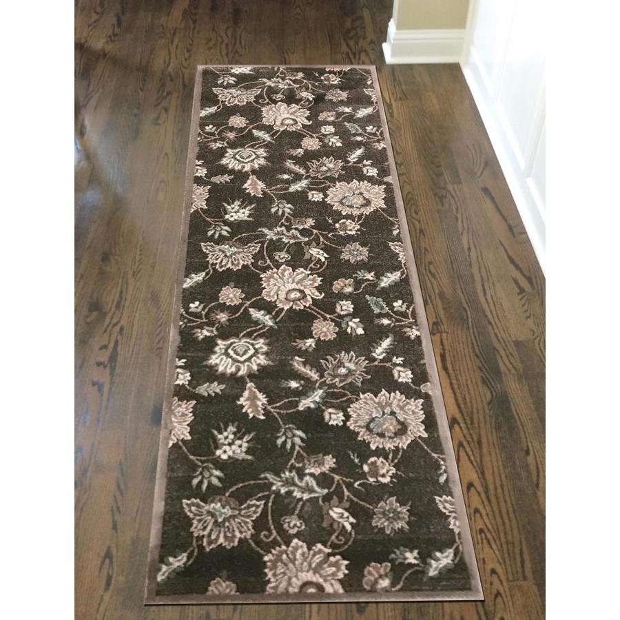 Radici USA Pisa Brown Indoor Oriental Runner (Common: 2 x 8; Actual: 6 ...