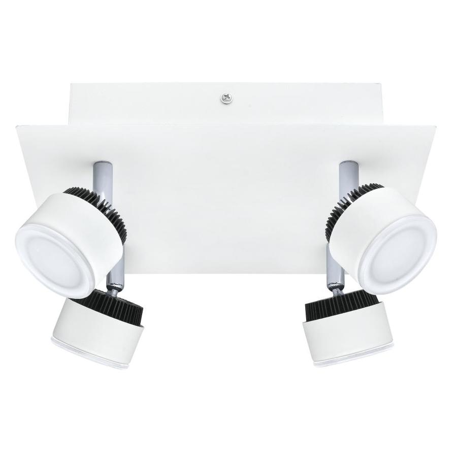 EGLO Armento 4-Light 10.25-in White Dimmable LED Track Bar Fixed Track ...