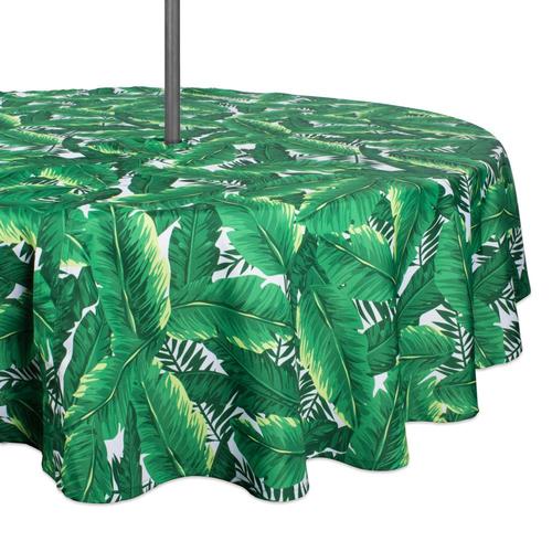 DII Banana Leaf Table Cover for 48-in Round at Lowes.com