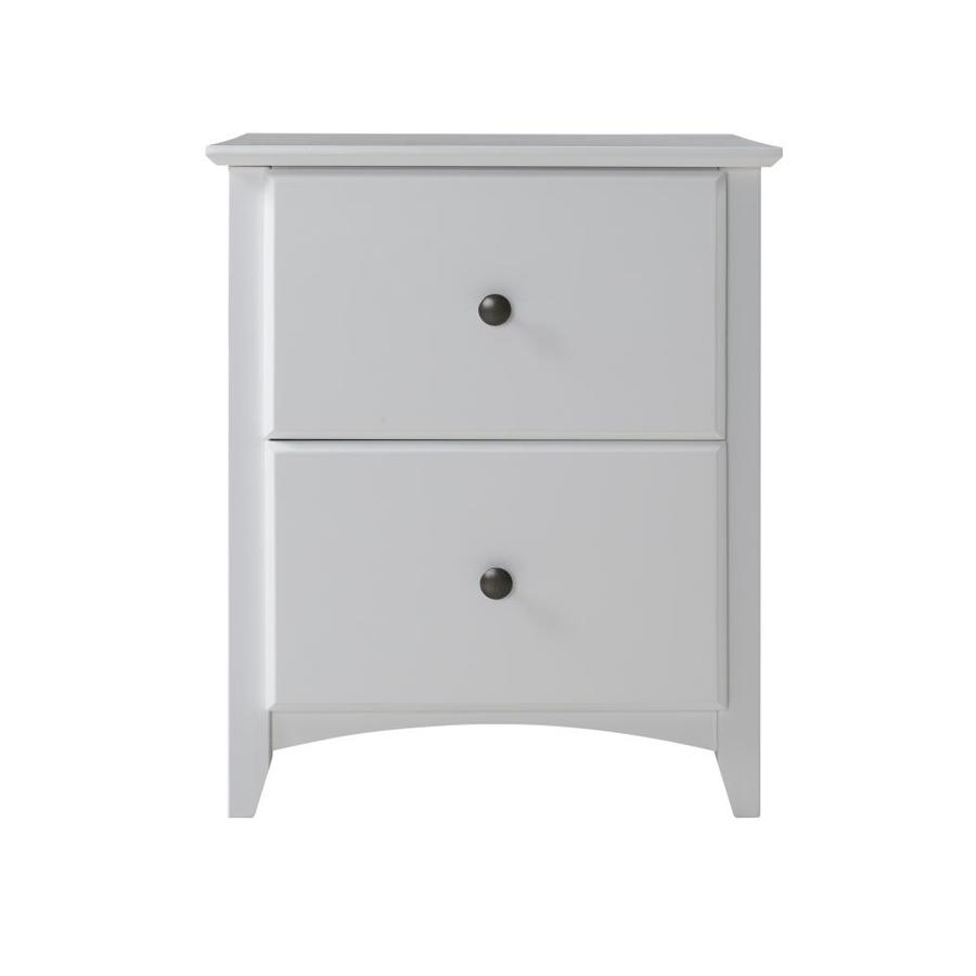Camaflexi Shaker Style White Pine Nightstand in the Nightstands ...