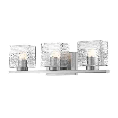 Z-Lite Barrett 3-Light Nickel Modern/Contemporary Vanity Light in the ...