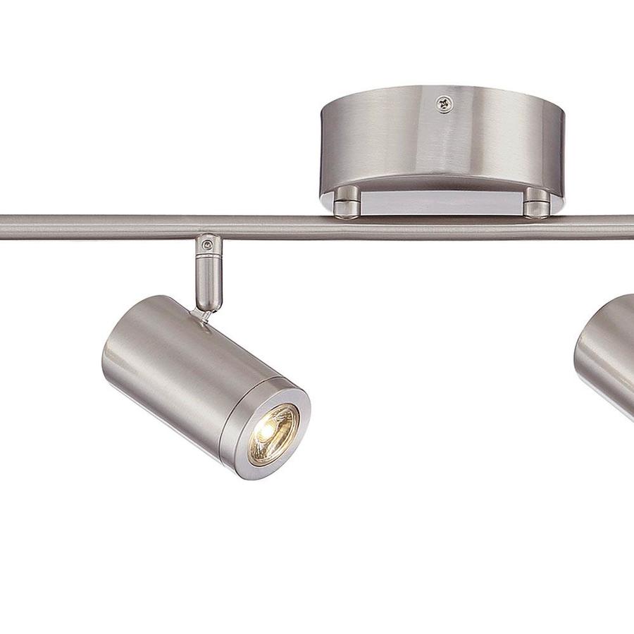 Designers Fountain 2.5 ft. 4-Light Brushed Nickel Integrated LED Track ...