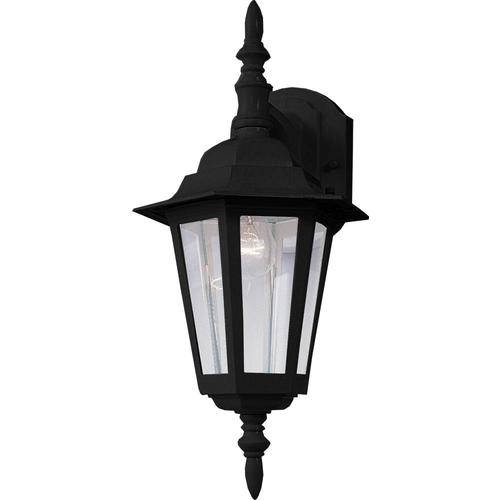 Maxim Lighting Builder Cast 14.75-in H Black Medium Base (E-26) Outdoor ...