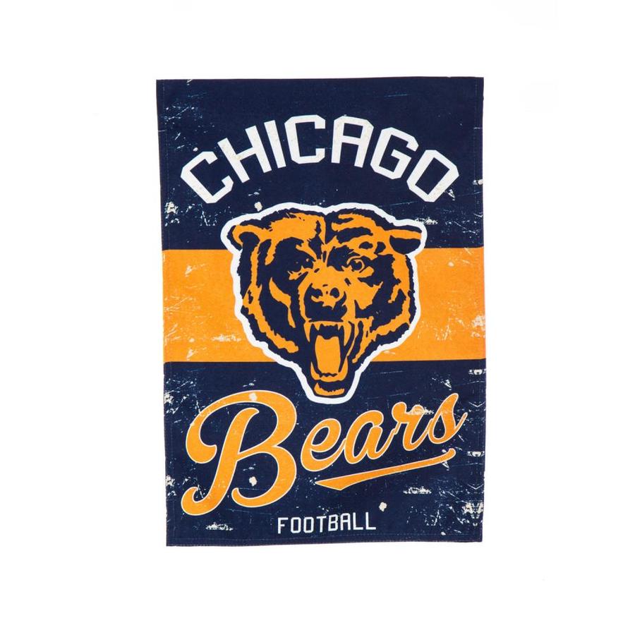 Team Sports America 1-ft W x 1.5-ft H Chicago Bears Garden Flag at ...