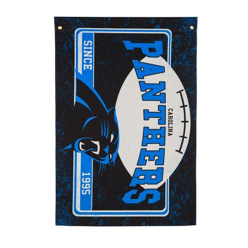 Team Sports America 3-ft W x 4.3-ft H Carolina Panthers Flag in the ...