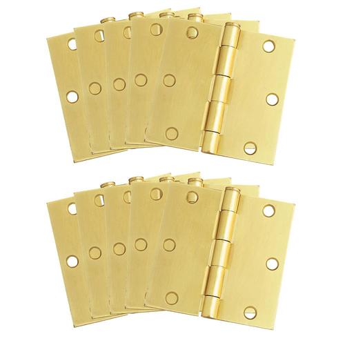 Design House 3-1/2-in Satin Nickel Butterfly Door Hinge in the Door ...