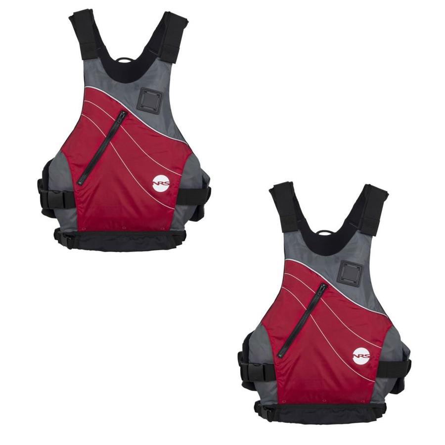 NRS Vapor Adult Small Medium PFD Type III Boating Life Jacket Vest, Red ...