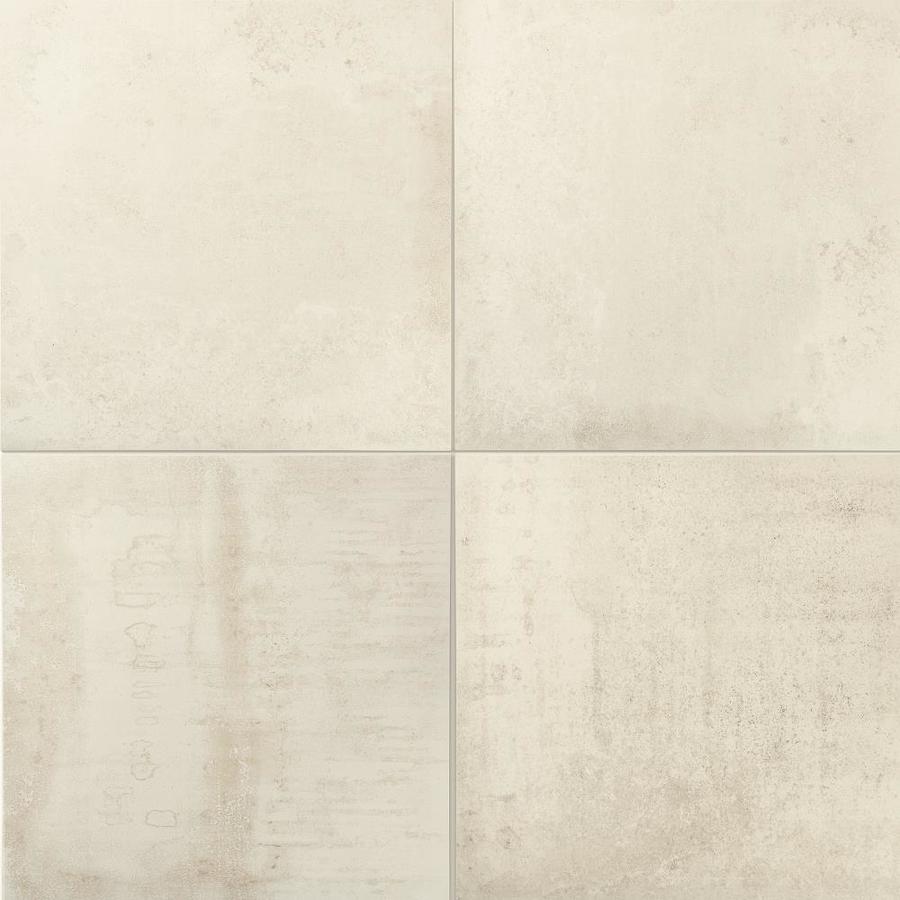 Crossville EnGarde 4-Pack Chalk 24-in x 24-in Metallic Porcelain Stone ...