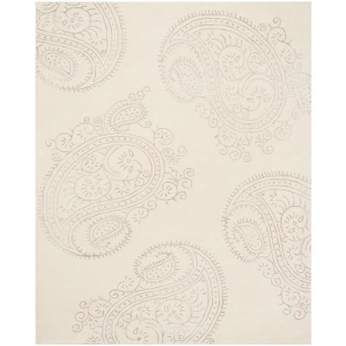 Safavieh Bella Deniz 8 x 10 Ivory/Beige Paisley Farmhouse/Cottage ...