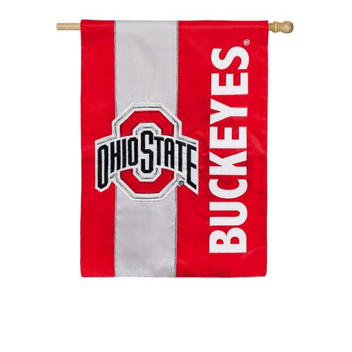 Team Sports America Embellish House Flag, Ohio State University in the ...