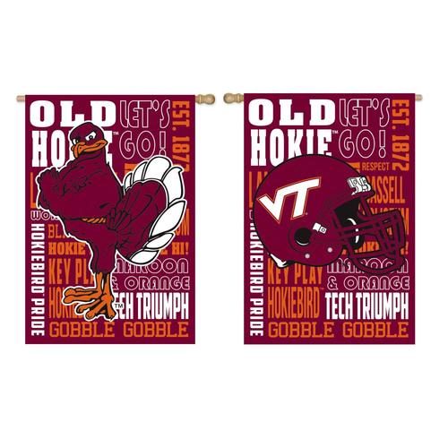 Team Sports America 2.42-ft W x 3.67-ft H Collegiate House Flag in the ...