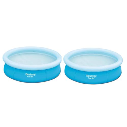 Bestway 6-ft x 6-ft x 20-in Round Above-Ground Pool in the Above-Ground ...