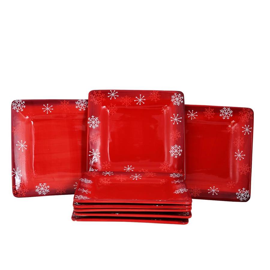 Laurie Gates Red Dinnerware in the Dinnerware department at Lowes.com