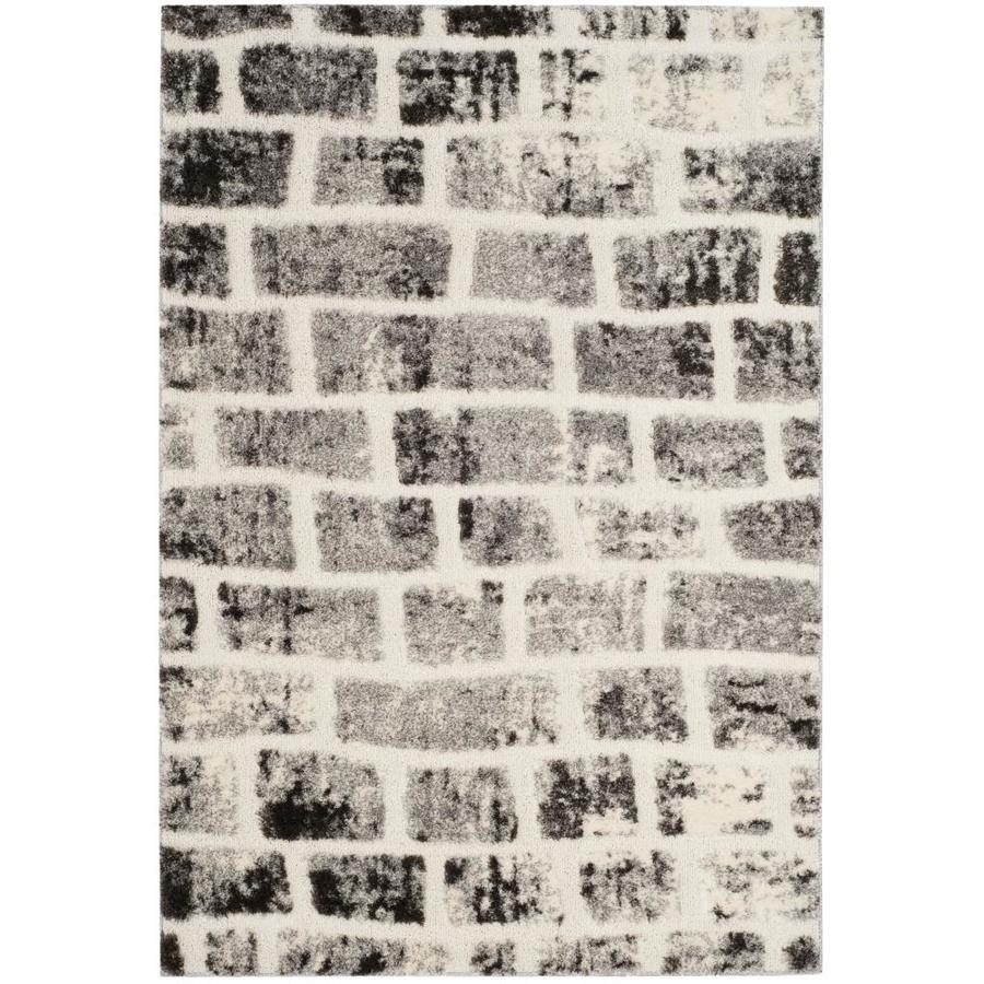 Safavieh Memphis Nash Gray/Cream Indoor Farmhouse/Cottage Area Rug ...