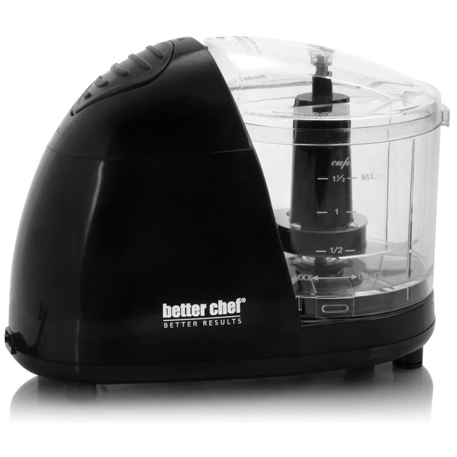 Better Chef 1.5-Cup 60-Watt Black 1-Blade Mini Food Chopper at Lowes.com