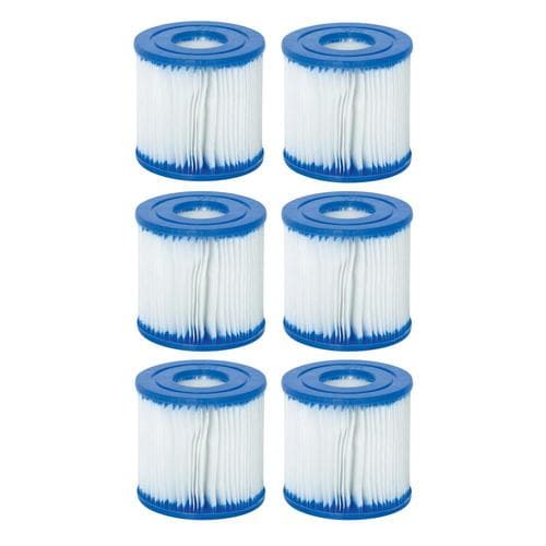 Bestway 6-Pack 6.38-sq ft Pool Cartridge Filter in the Pool Cartridge ...