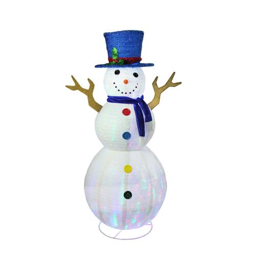 Northlight 72-in Snowman Light Display with Clear LED Lights in the ...