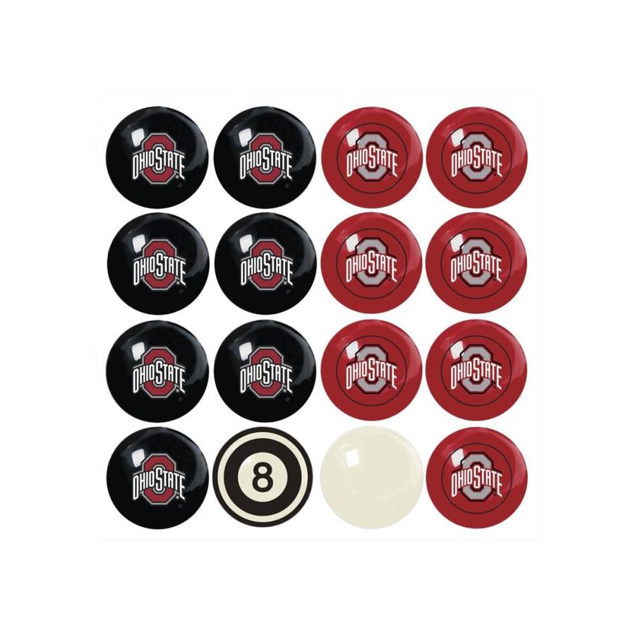 Imperial International Ohio State Billiard Ball Set in the Pool Balls ...