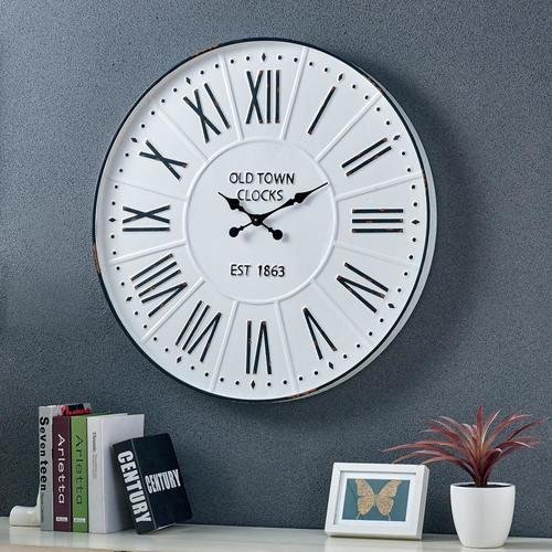 FirsTime FirsTime and Co Analog Round Wall Clock at Lowes.com